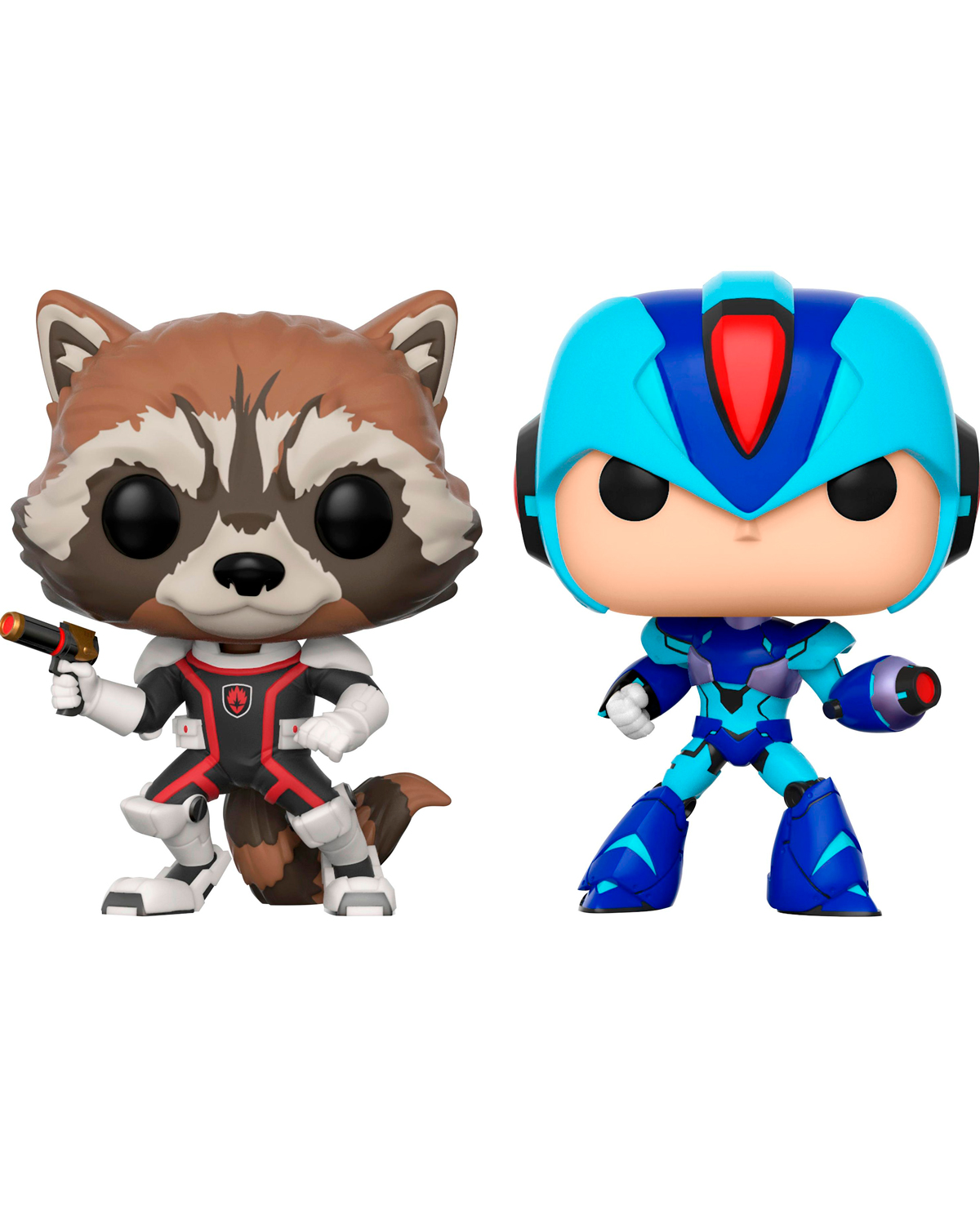 Figura Pop Marvel Vs Capcom Mega Man Y Rocket Gameplanet