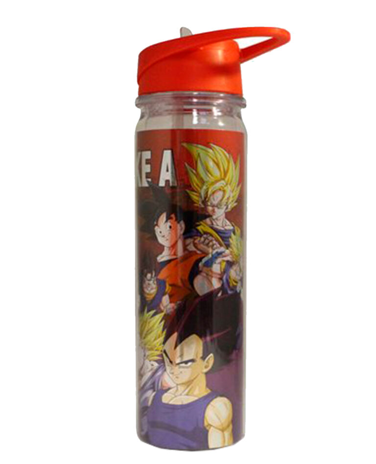 TERMO DE PLASTICO DRAGON BALL Z TRAIN LIKE A SAIYAN ROJO – Gameplanet