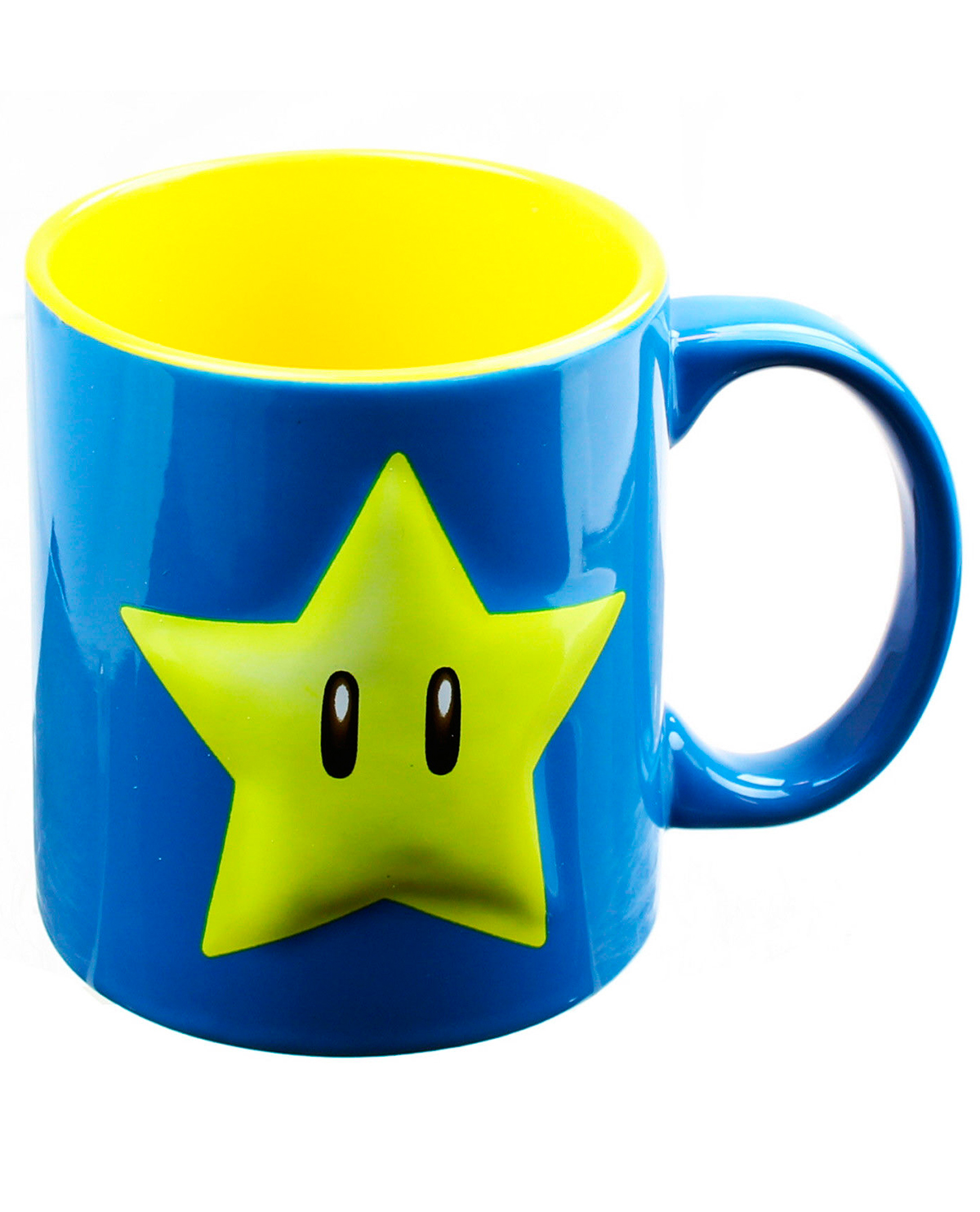 TAZA DE CERAMICA SUPER MARIO ESTRELLA AZUL – Gameplanet