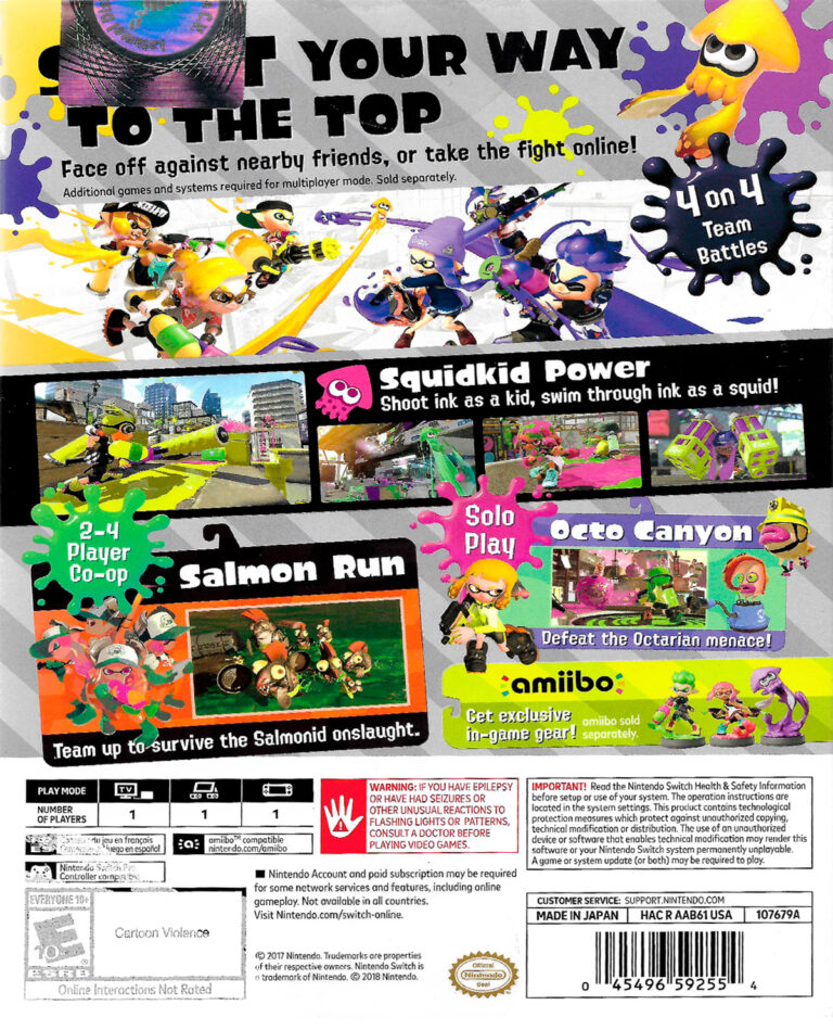 SPLATOON 2 STARTER PACK – Gameplanet