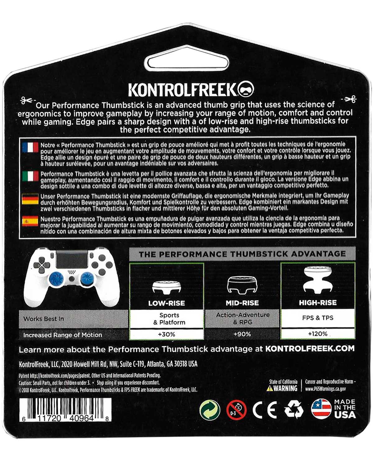 PROTECTORES DE GOMA PARA JOYSTICK CONTROL PS4 FPS FREEK EDGE – Gameplanet