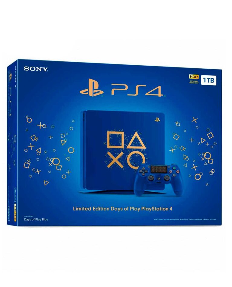 CONSOLA PLAYSTATION 4 SLIM 1TB DAYS OF PLAY EDICION LIMITADA – Gameplanet