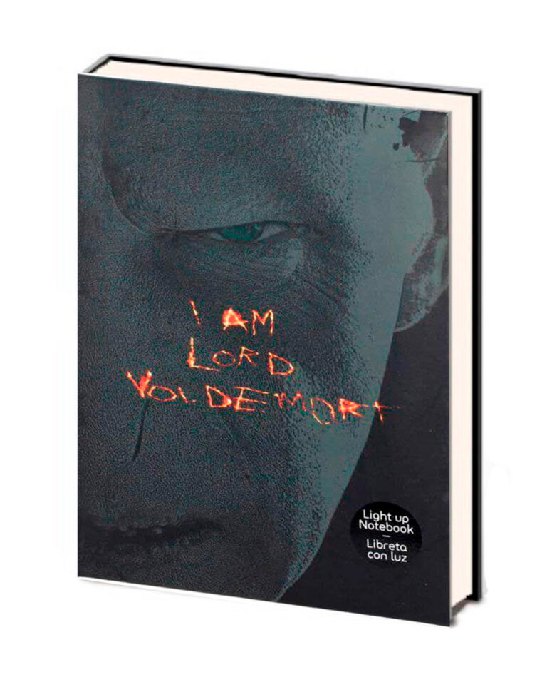 LIBRETA DE BOLSILLO CON LUZ HARRY POTTER I AM LORD VOLDEMORT – Gameplanet