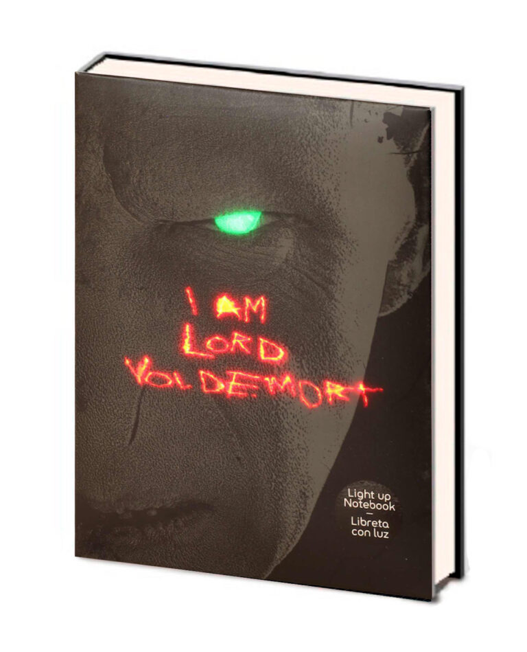 LIBRETA DE BOLSILLO CON LUZ HARRY POTTER I AM LORD VOLDEMORT – Gameplanet
