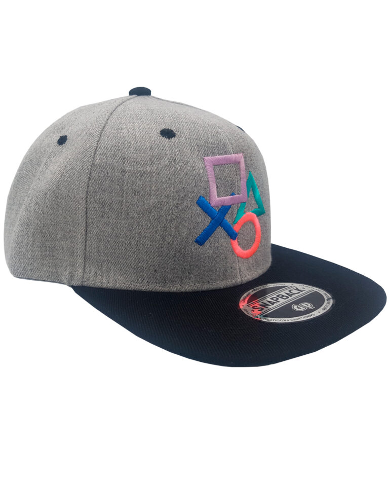 GORRA SNAPBACK PLAYSTATION ICONOS GRIS – Gameplanet
