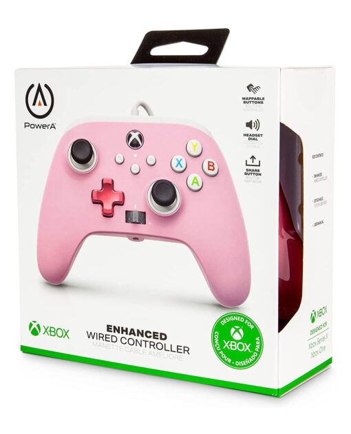 CONTROL ALAMBRICO XBOX ONE POWER A PINK – Gameplanet