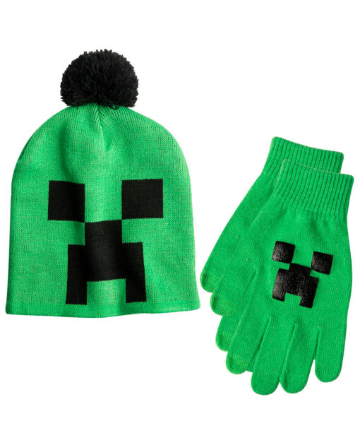 GORRO BEANIE CON GUANTES MINECRAFT CREEPER – Gameplanet
