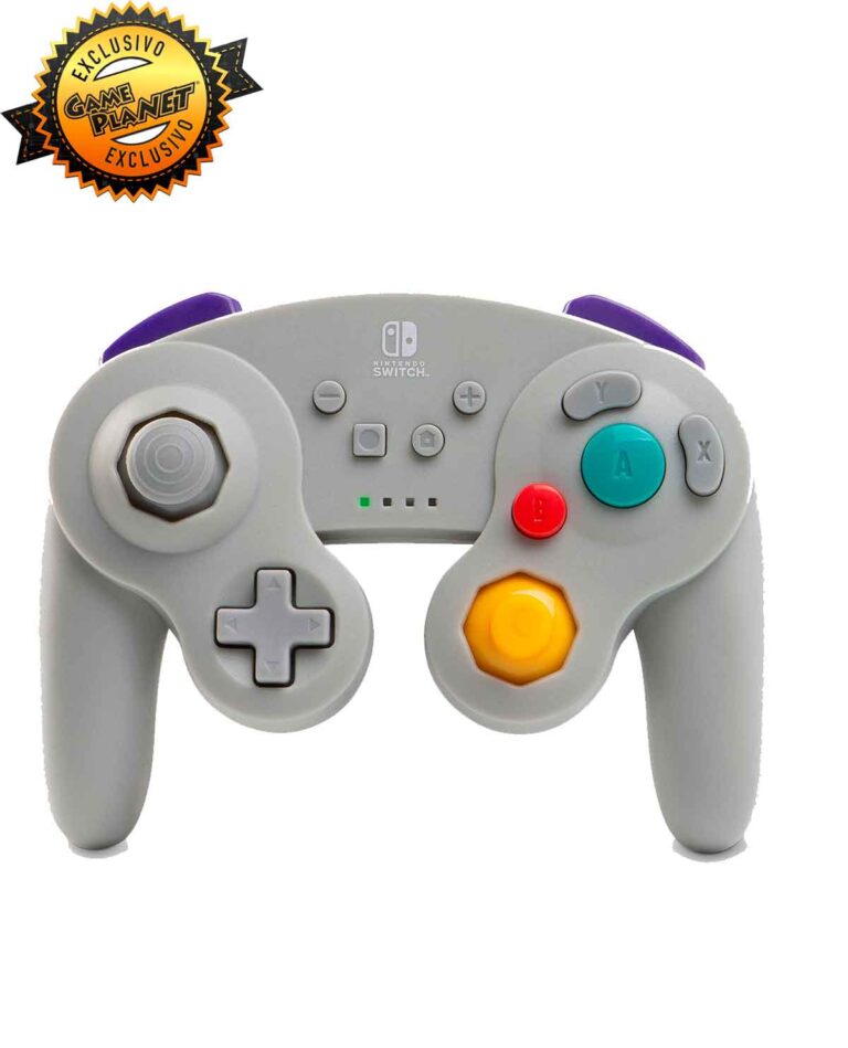 CONTROL NINTENDO SWITCH INALAMBRICO POWER A GAMECUBE GRIS EXCLUSIVO ...