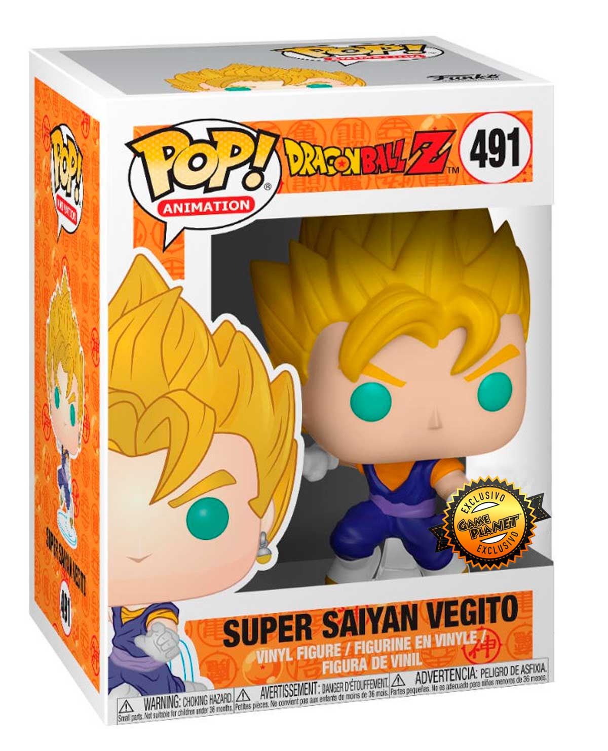 FIGURA POP DRAGON BALL Z SUPER SAIYAN VEGITO EXCLUSIVO GAMEPLANET ...