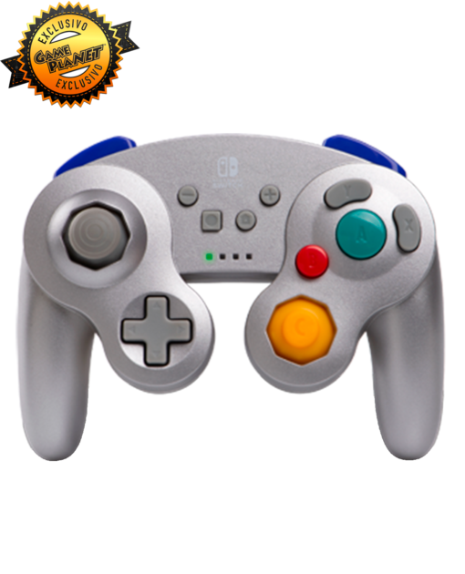 CONTROL NINTENDO SWITCH INALAMBRICO POWER A GAMECUBE PLATA EXCLUSIVO ...