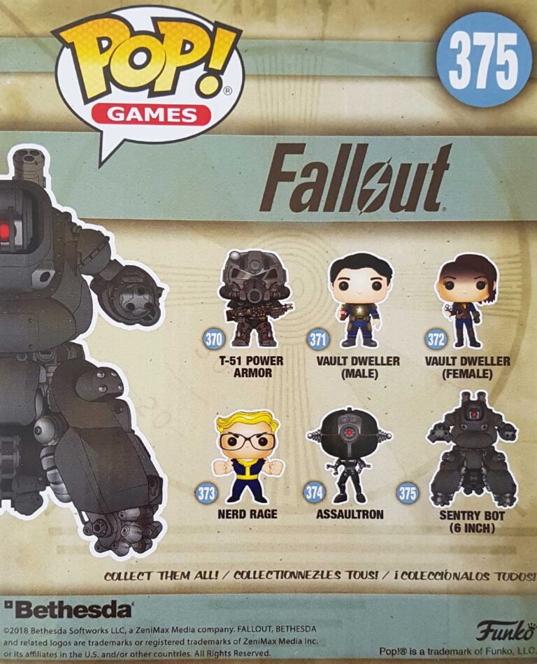 FIGURA POP FALLOUT SENTRY BOT – Gameplanet