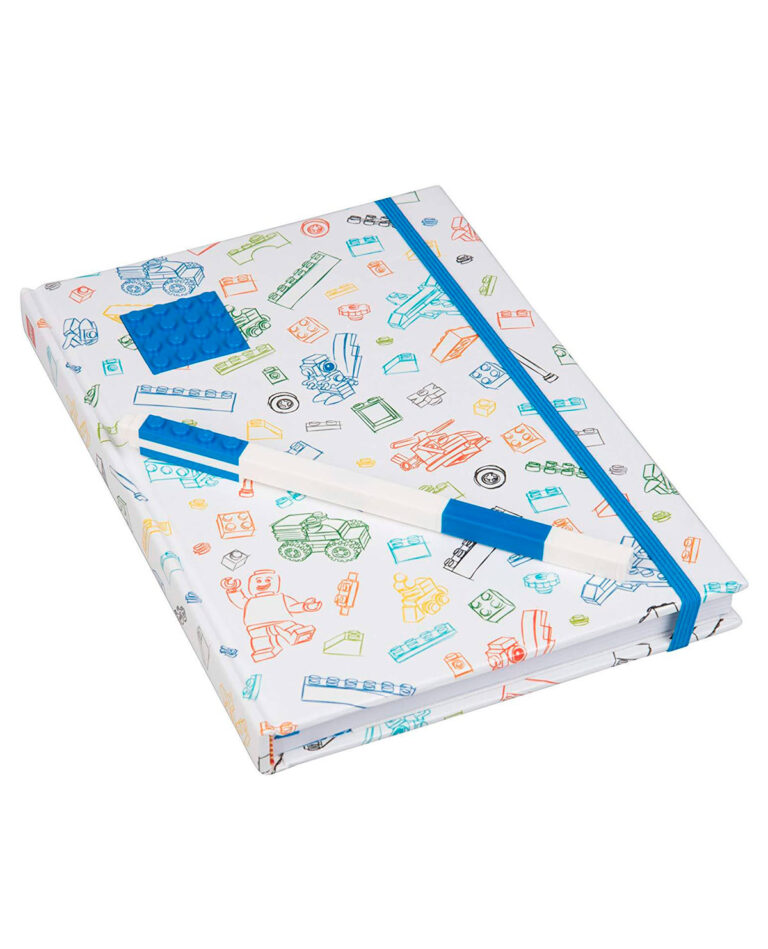 LIBRETA CON PLUMA LEGO AZUL – Gameplanet