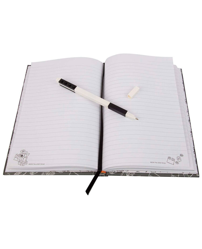 LIBRETA CON PLUMA LEGO NEGRA – Gameplanet
