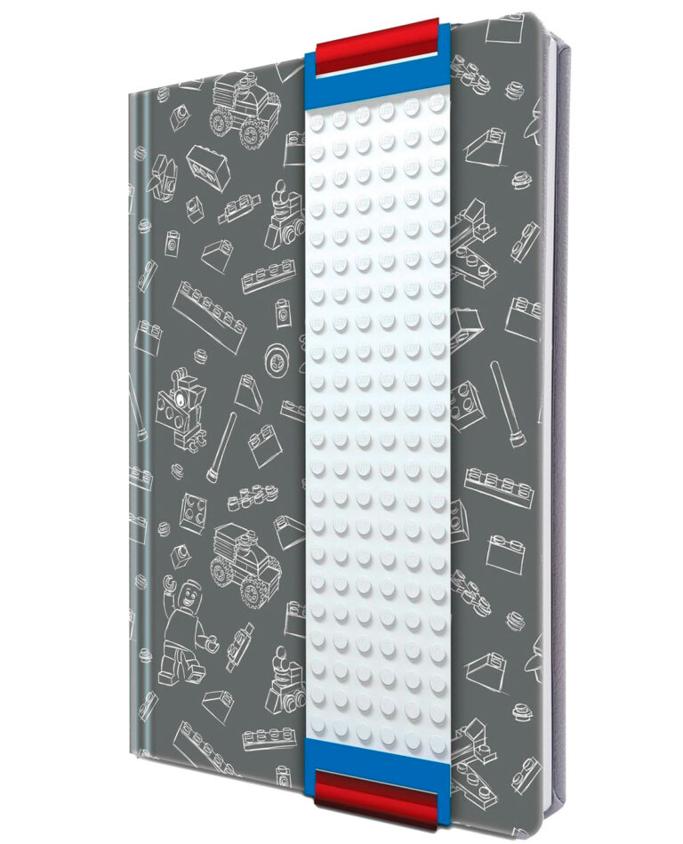 LIBRETA LEGO CON BANDA GRIS – Gameplanet