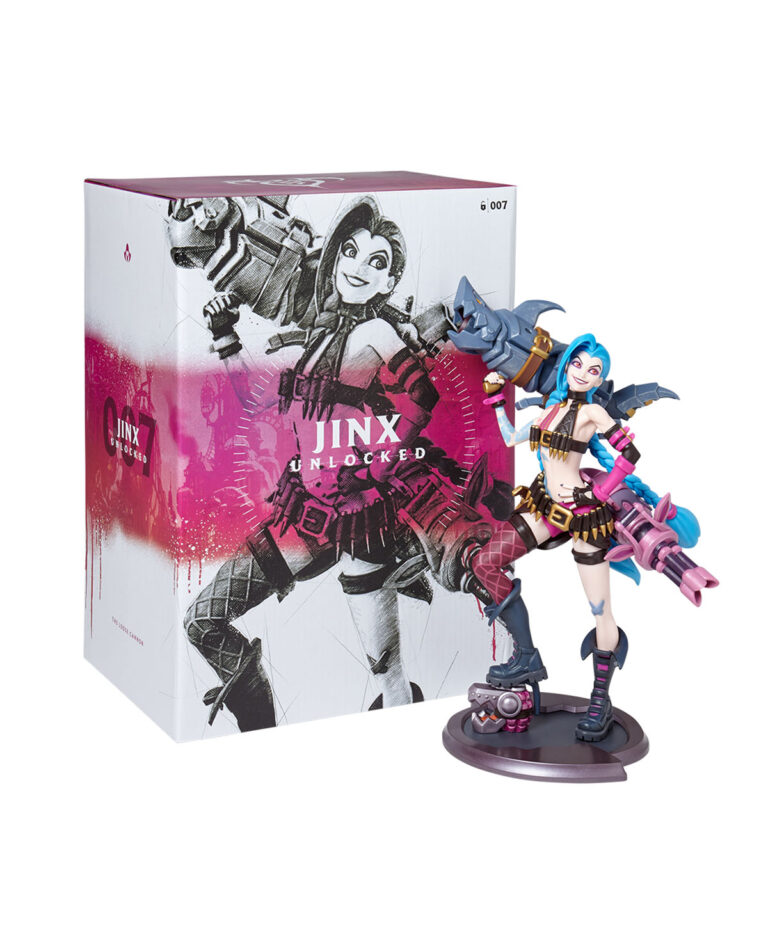 ESTATUA LEAGUE OF LEGENDS JINX UNLOCKED – Gameplanet