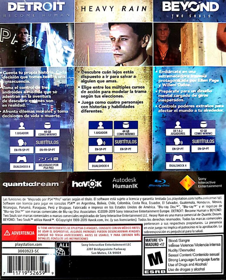 QUANTIC DREAM COLLECTION – Gameplanet