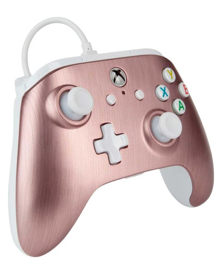 CONTROL XBOX ONE ALAMBRICO POWER A BRUSHED ROSE GOLD – Gameplanet