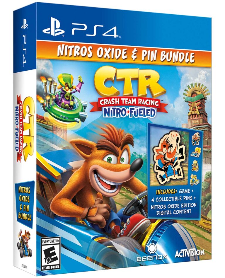 CRASH TEAM RACING NITRO FUELED NITROS OXIDE AND PIN BUNDLE – Gameplanet