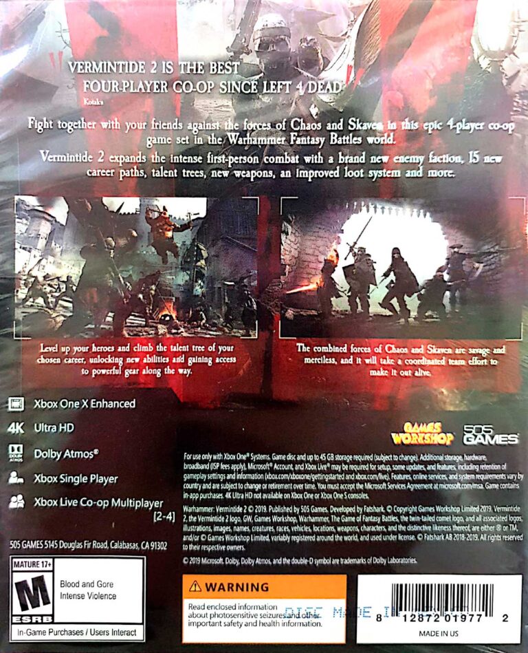 WARHAMMER VERMINTIDE II DELUXE EDITION – Gameplanet