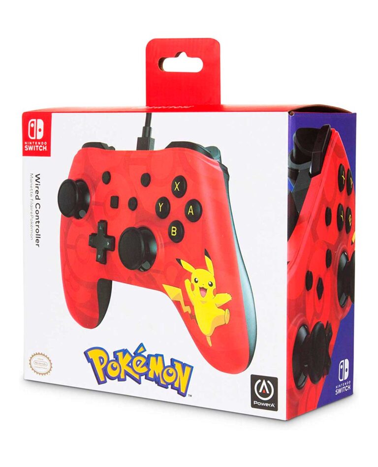 CONTROL NINTENDO SWITCH ALAMBRICO POWER A PIKACHU – Gameplanet