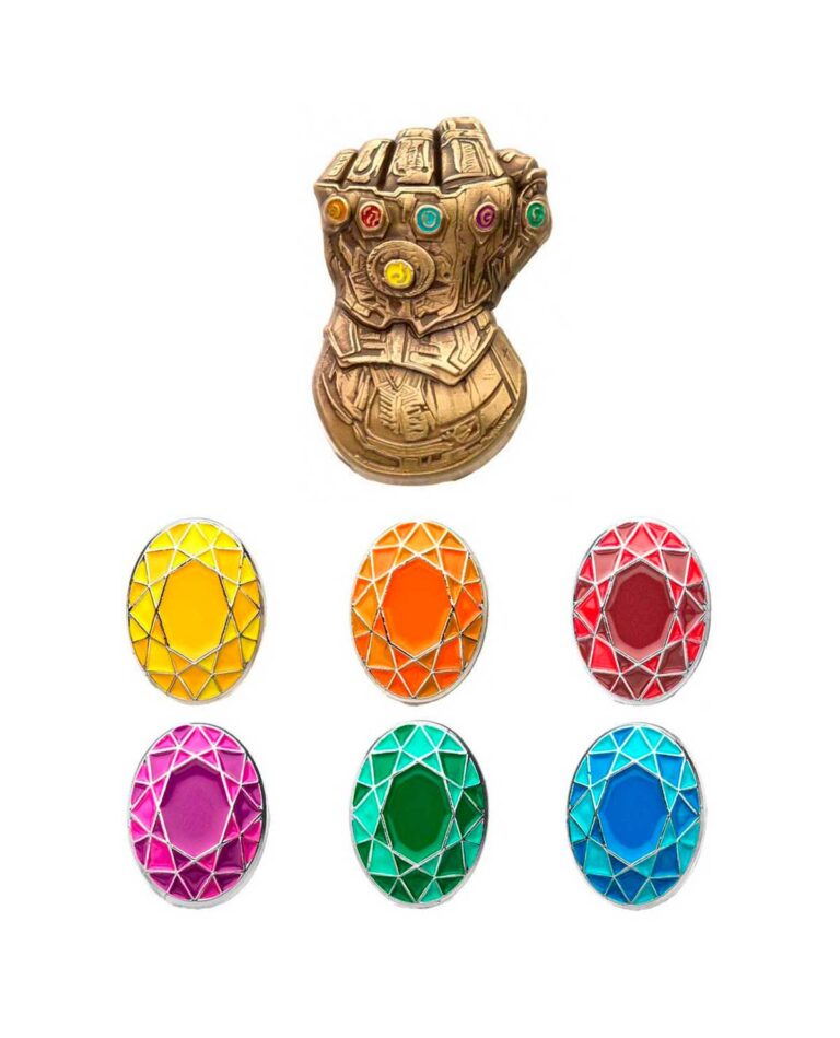 SET DE PINES MARVEL INFINITY GAUNTLET WITH STONES – Gameplanet