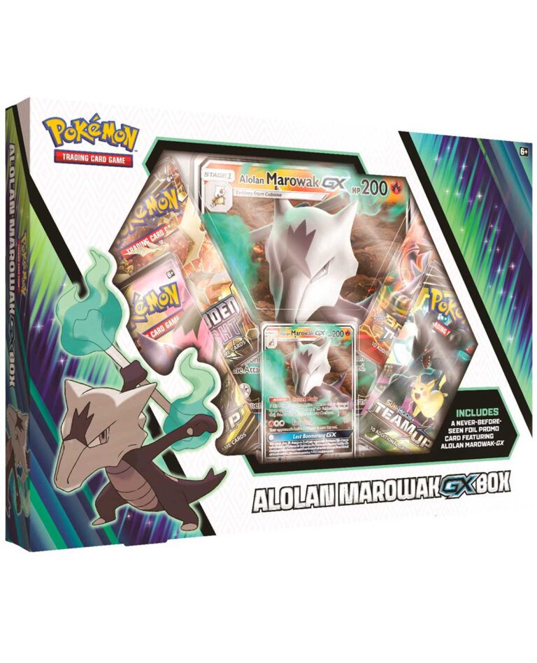 CAJA POKEMON TRADING CARD GAME ALOLAN MAROWAK GX ESP – Gameplanet