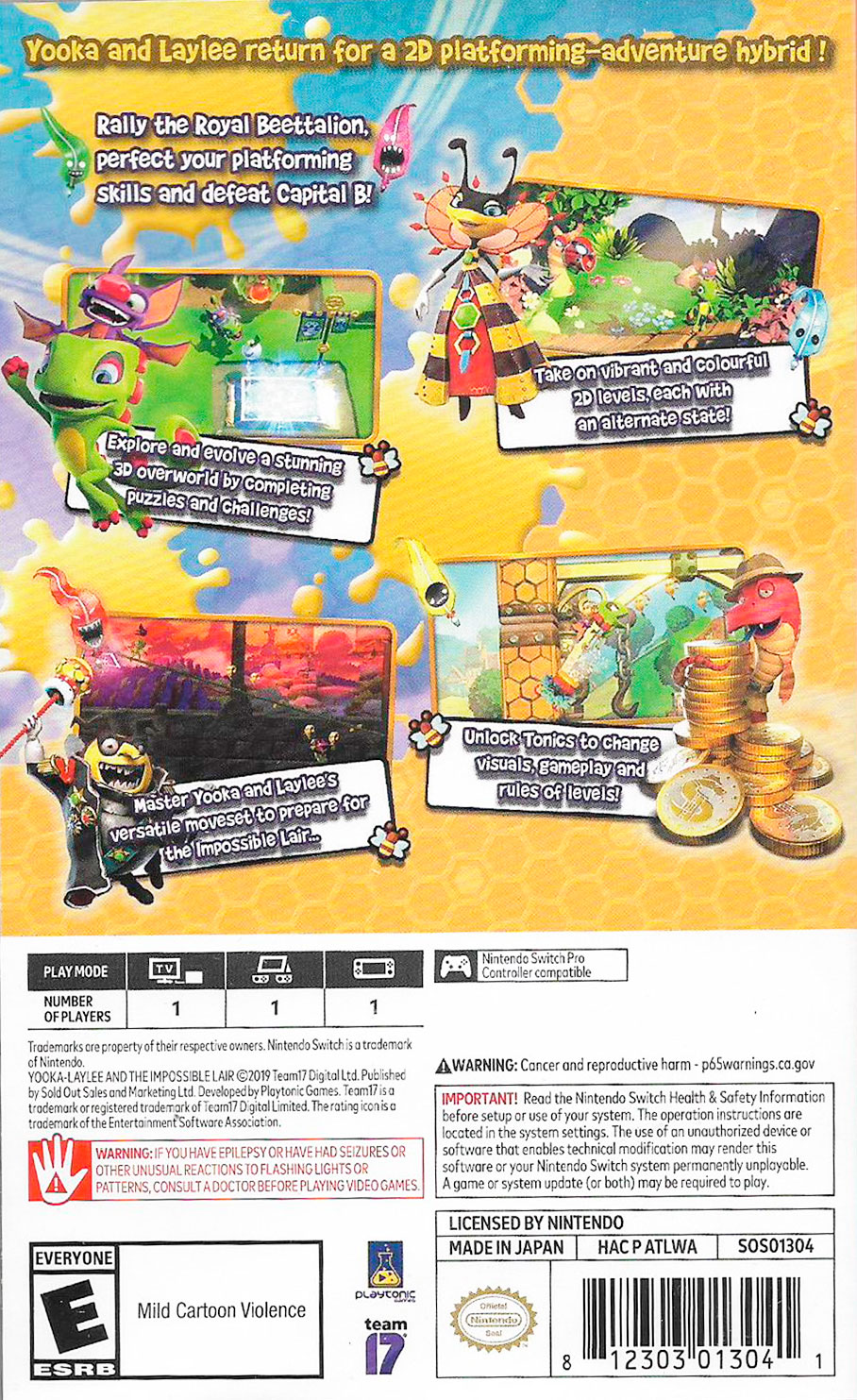 YOOKA LAYLEE THE IMPOSSIBLE LAIR – Gameplanet