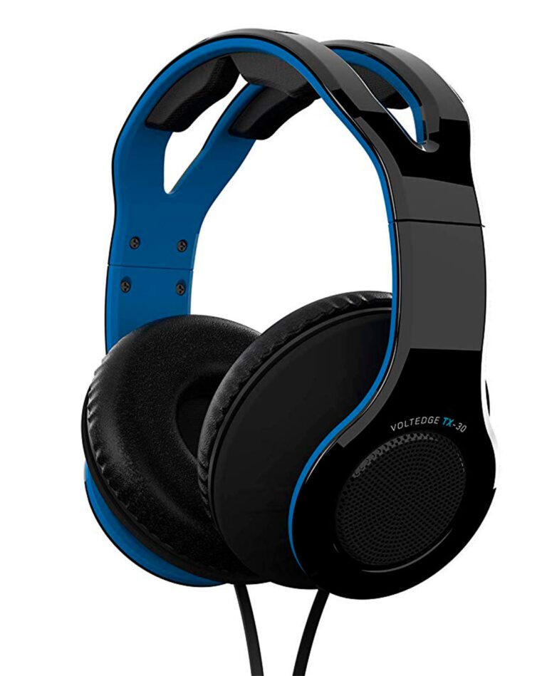 HEADSET PLAYSTATION 4 ALAMBRICO VOLTEDGE TX30 NEGRO Y AZUL – Gameplanet