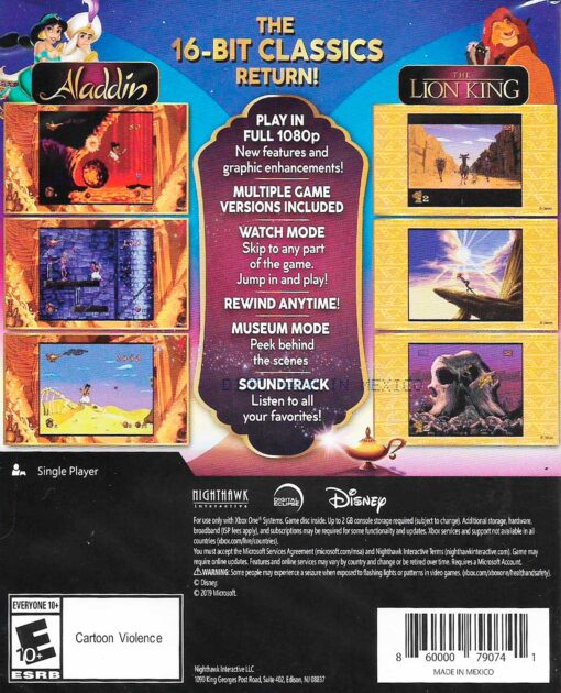DISNEY CLASSIC GAMES ALADDIN AND THE LION KING – Gameplanet