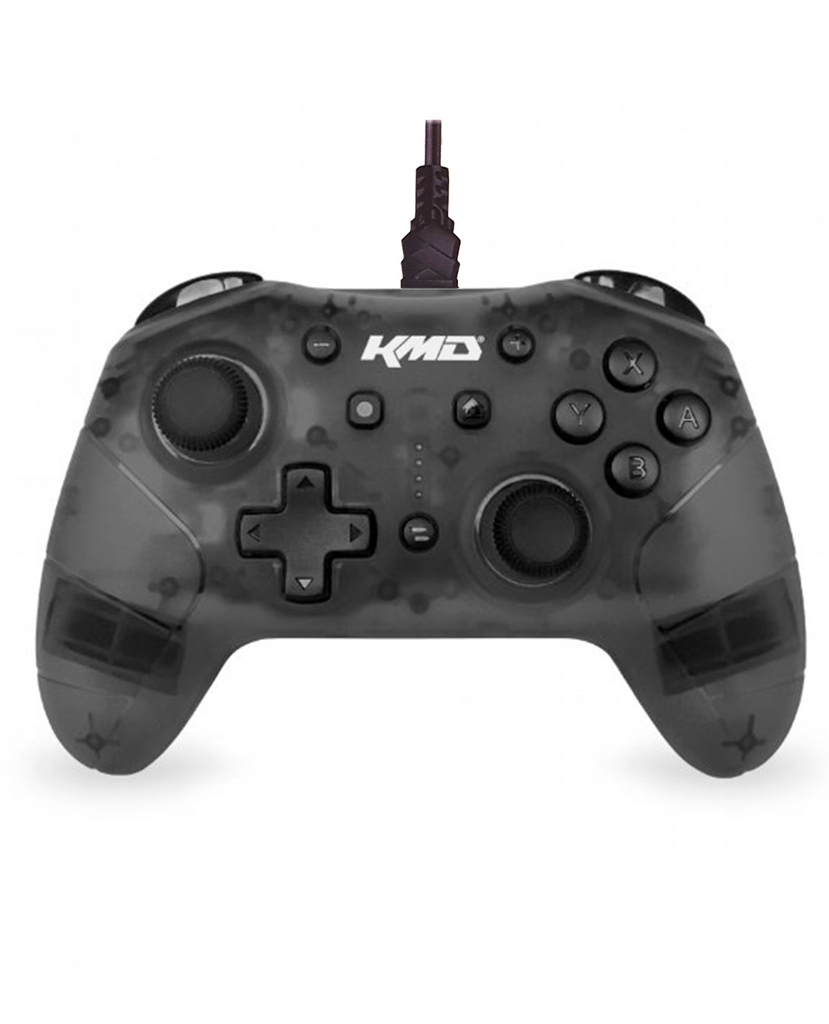 CONTROL NINTENDO SWITCH ALAMBRICO KDM CLEAR BLACK – Gameplanet