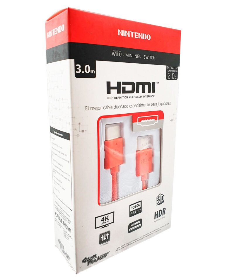 CABLE HDMI 2.0 ROJO 3 METROS – Gameplanet