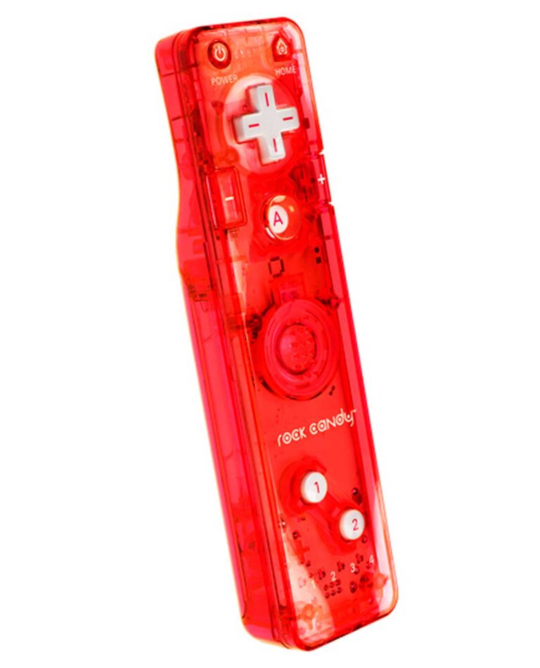 CONTROL WII INALAMBRICO ROCK CANDY REMOTE ROJO – Gameplanet