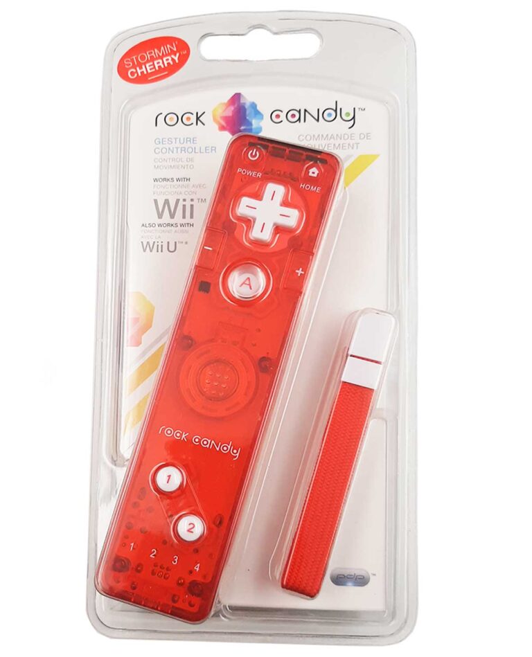 CONTROL WII INALAMBRICO ROCK CANDY REMOTE ROJO – Gameplanet