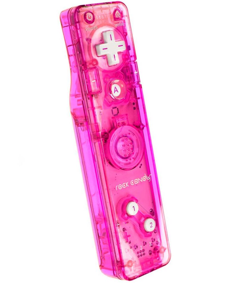 CONTROL WII INALAMBRICO ROCK CANDY REMOTE ROSA – Gameplanet