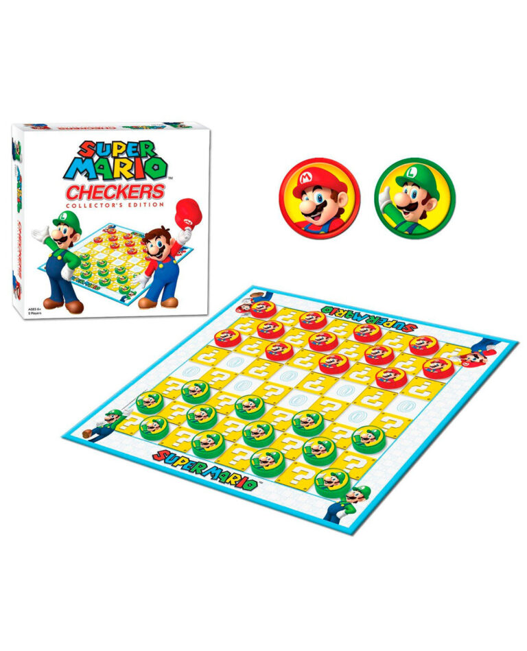 JUEGO DE MESA SUPER MARIO CHECKERS – Gameplanet