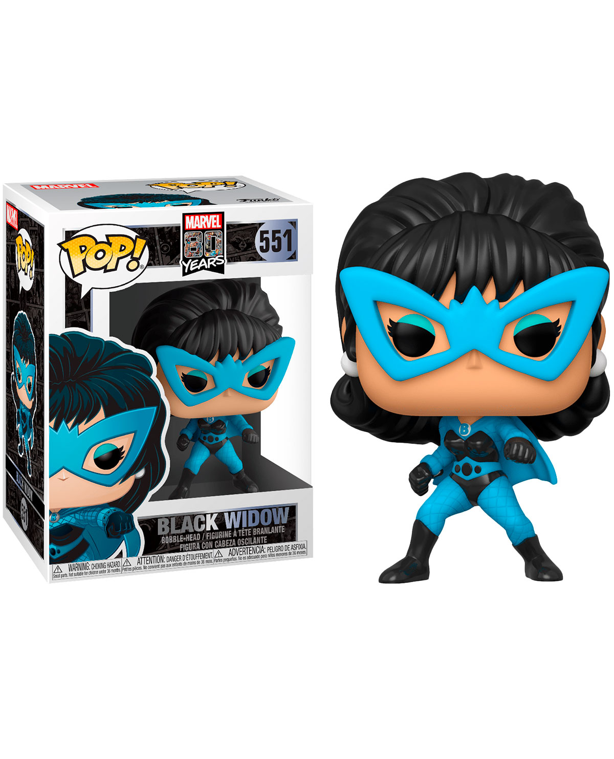 FIGURA POP MARVEL 80 YEARS BLACK WIDOW FIRST APPEARANCE – Gameplanet