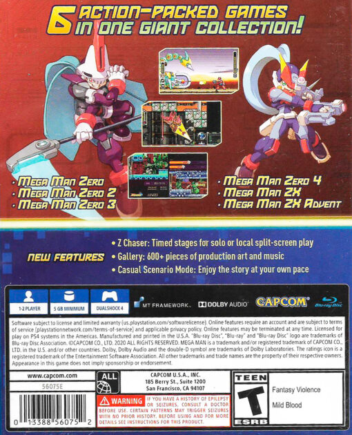 MEGA MAN ZERO ZX LEGACY COLLECTION – Gameplanet