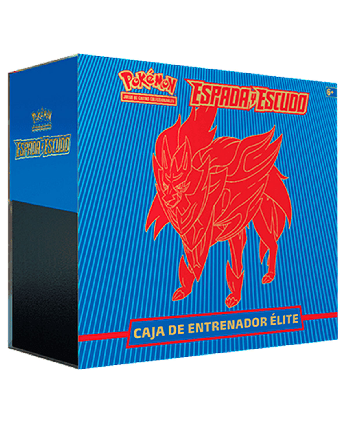 CAJA POKEMON TRADING CAD GAME ESPADA Y ESCUDO ENTRENADOR ELITE ESP ...