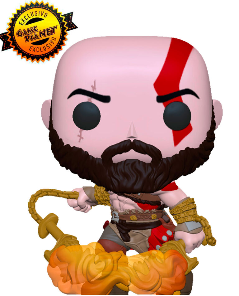 FIGURA POP GOD OF WAR KRATOS WITH BLADES OF CHAOS EXCLUSIVO GP Y G ...
