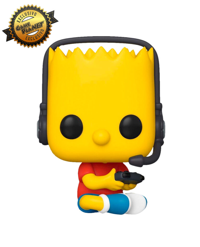 FIGURA POP THE SIMPSONS GAMER BART – Gameplanet