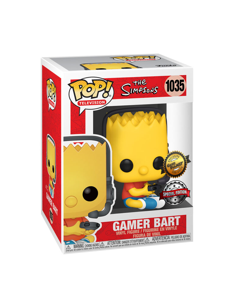 FIGURA POP THE SIMPSONS GAMER BART – Gameplanet