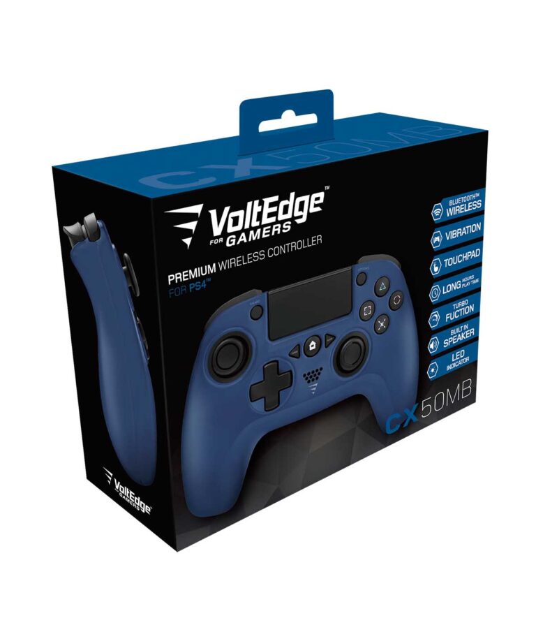 CONTROL INALAMBRICO PLAYSTATION 4 VOLTEDGE CX50 MIDNIGHT BLUE – Gameplanet