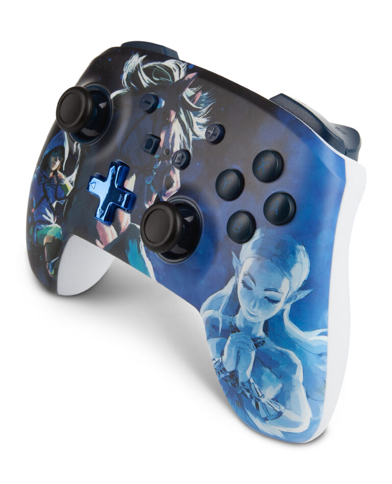 CONTROL INALAMBRICO NINTENDO SWITCH POWER A MIDNIGHT BLUE ZELDA ...