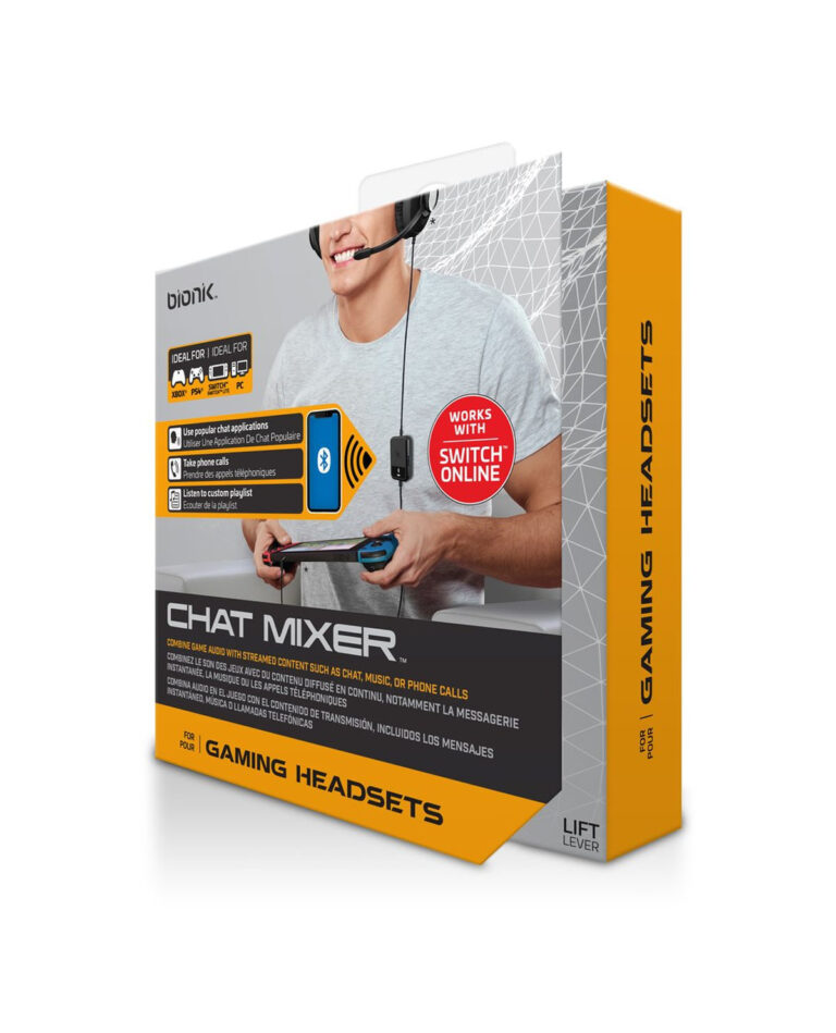 HEADSET ALAMBRICO CHAT MIXER NINTENDO SWITCH NEGRO – Gameplanet