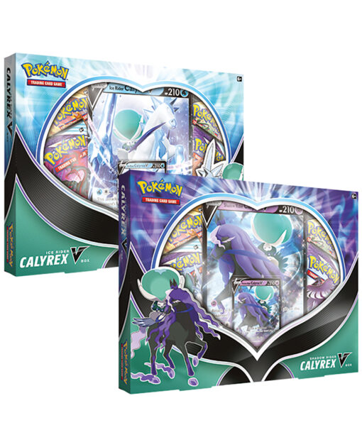 CAJA POKEMON TRADING CARD GAME ICE RIDER OR SHADOW RIDER CALYREX V ...