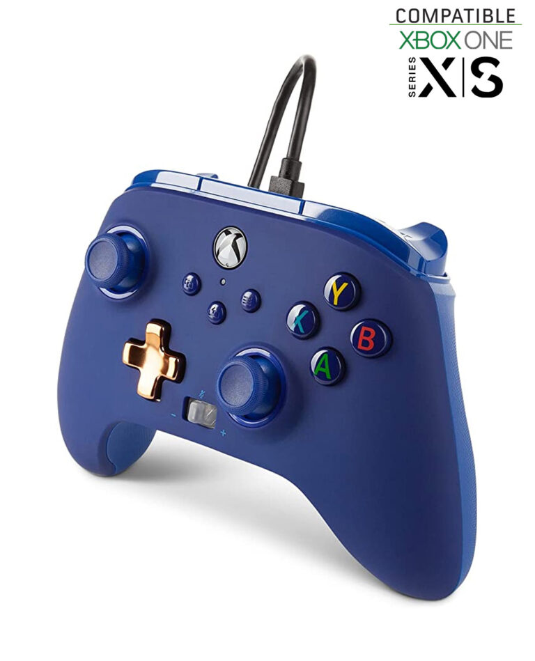 CONTROL ALAMBRICO XBOX ONE POWER A MIDNIGHT BLUE – Gameplanet