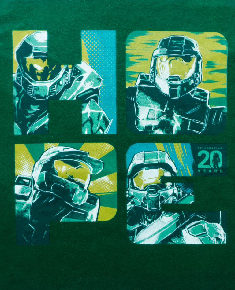 PLAYERA VERDE HALO 20 ANIVERSARIO MULTIGAME HOPE MASTERCHIEF MEDIANA ...