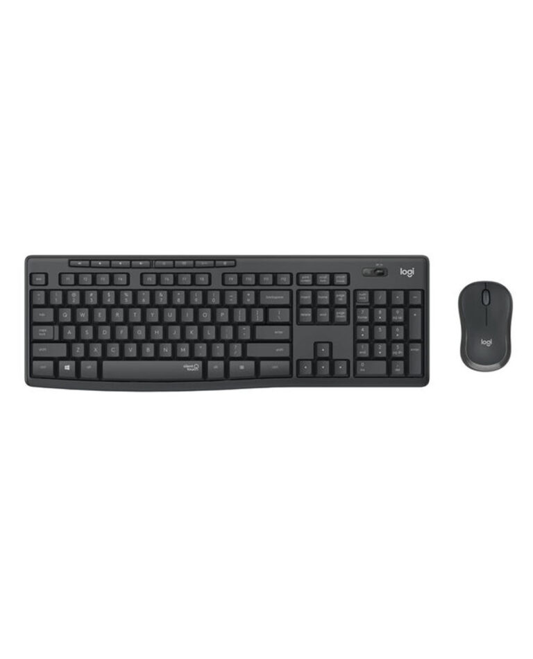 KIT TECLADO Y MOUSE LOGITECH MK 295 NEGRO – Gameplanet