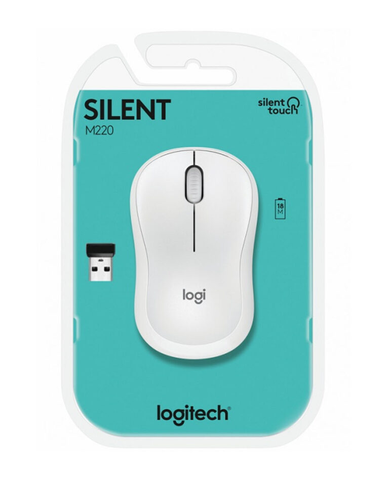MOUSE INALAMBRICO LOGITECH M220 BLANCO – Gameplanet