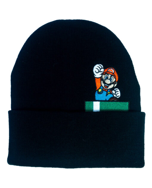 GORRO BEANIE SUPER MARIO NEGRO – Gameplanet